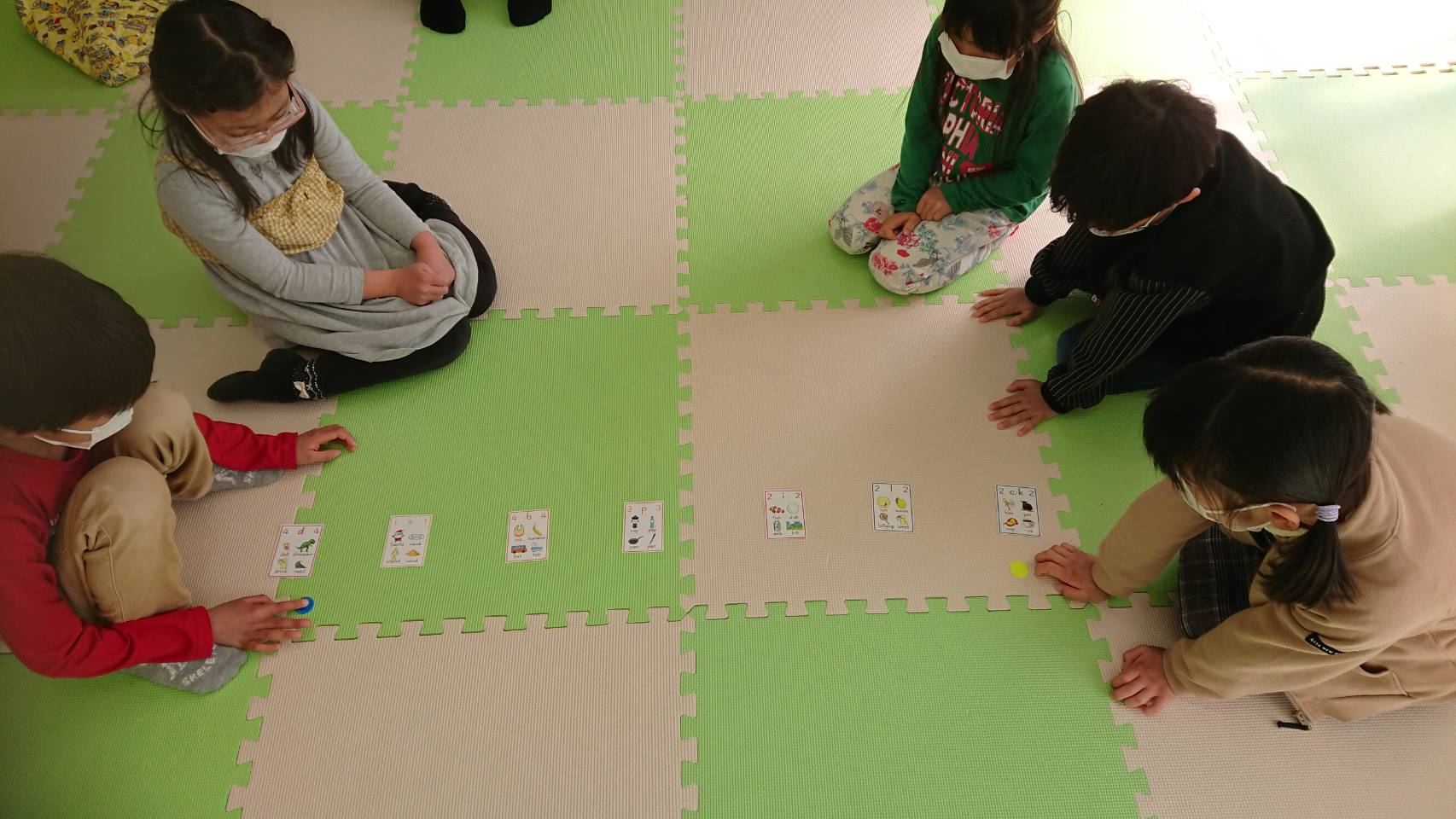 【RPカードゲーム】Get your area （陣取りゲーム） | Rhymoe® Phonics｜リズム×動き×英語を文字につなげるライモーフォニックス